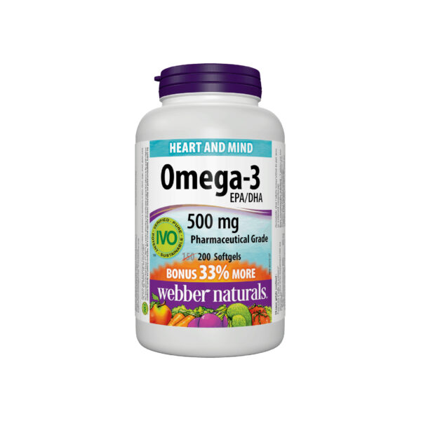 Omega-3 500 mg EPA/DHA Pharmaceutical Grade – VitalPharma